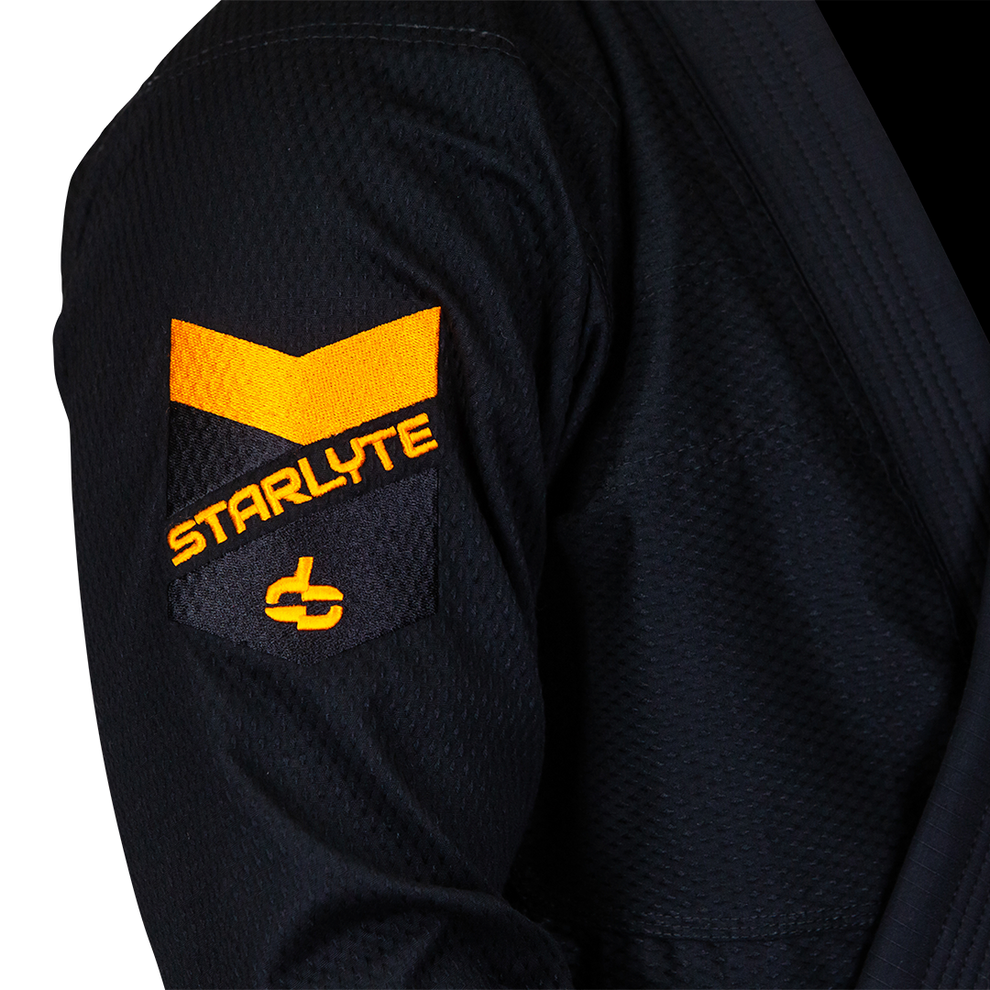 Junior Starlyte III Black Tangelo BJJ Kids / Teens Gi – Hyperfly ...